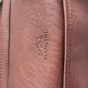 Mancini | Bags | Mancini Brown Carry On Bag | Poshmark